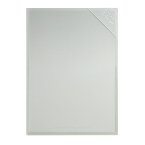 ●A3見開き　●サイズ／311×（225+225）mm　●材質／PPシート　●厚さ／表紙：0.18mm、裏表紙：0.75mm　●表紙・裏表紙／再生PP　●裏表紙が丈夫なので、大事な書類が折れないようにしっかり保護！外出時のかばんの中でも安心...