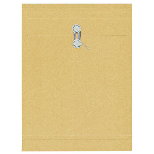 ●マチ付き　●角形2号　●サイズ／340×250＋35mm　●紙厚120g/平方メートル　●10枚入り　●古紙パルプ配合率40％k5744-4628