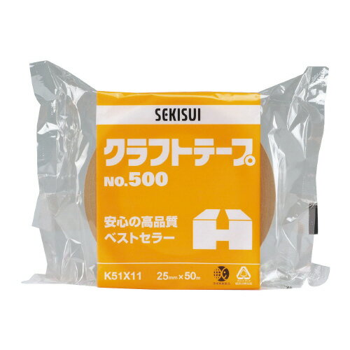 ●ダンボール梱包に最も多く使われる汎用性に優れたテープ　●テープ厚さ／0．14mm　●中・軽梱包用　●25mm×50m　●基材／クラフト紙　●粘着剤/ゴム系　●油性インク使用不可　●重ね貼り不可　●色／茶　●巻芯は古紙配合　●巻芯の軽量化　...