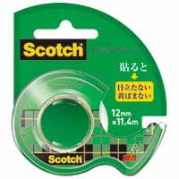 小巻タイプでお求めやすい価格のメンディングテープです。●メンディングテープ●小巻●幅12mm×長11．4m●材質：基材＝アセテートフィルム、粘着剤＝アクリル系粘着剤※プラスチック片面ディスペンサー付J189091
