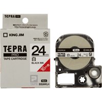 「テプラ」PRO用テープカートリッジです。大量に使うオフィスにおすすめのロングタイプ（16m巻）。●テープ幅：24mm●色：白に黒文字●長さ：16mJ328728