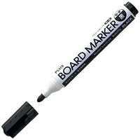 ホワイトボード用マーカー●色：ブラック●全長：132mm●軸径：17．3mm●アルコール系インク●中綿式J423283