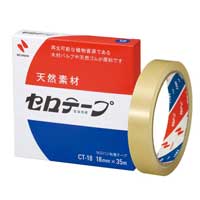 植物系セロテープ。軽く引き出せて、よく貼り付きます。●透明テープ●業務用パック●ロングセラー●大巻（巻芯直径76mm）●幅18mm×長35m※カッター（ブリキ刃）はついていません。●1箱入数：20巻J184320