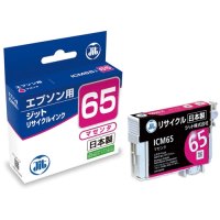 EPSON対応。リサイクルインクカートリッジ。●色：マゼンダ●種別：顔料インク●適応型番：ICM65J730028