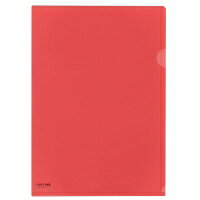 25色の豊かなバリエーション。書類整理に大活躍のクリアホルダーです。開閉部の下部にカット加工を施して破れにくい工夫がされています。●クリアホルダー●規格：A4●外形寸法：縦310×横220mm●色：赤●材質：ポリプロピレン●厚：0．2mmJ...