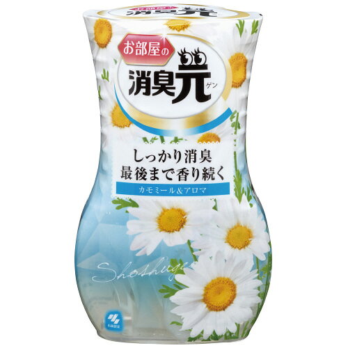 ●大きいろ紙がイヤなにおいをしっかり消臭。ろ紙の引き上げ幅で消臭・芳香効果を調節●仕様/カモミール＆アロマ●内容量/400ml●効果期間/約1.5〜3ヵ月（使用状況により異なります。）●お部屋用k6537-2029