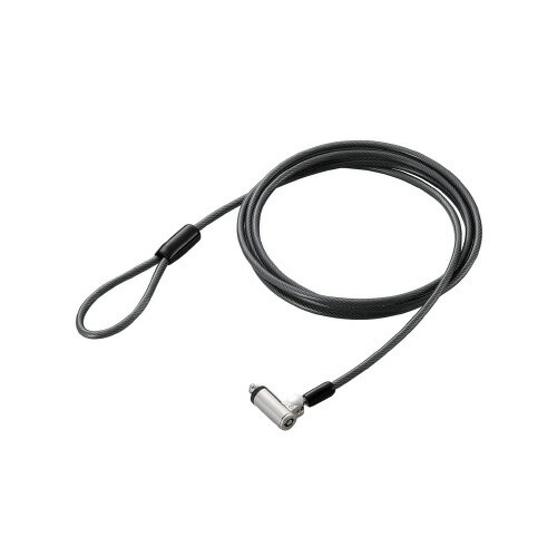 ■仕様：シリンダー錠■商品サイズ：シリンダー錠:26.4mm×19.75mm×φ11mm■材質：シリンダー:亜鉛合金■ワイヤー太さ：4.5mm/長さ：2m■パッケージ形態：台紙+PE袋■セット内容：本体×1、子鍵×2■ワイヤー材質：スチール...