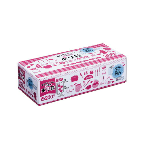 ●食品保存やゴミ処理に。開きやすいエンボス加工付き。●袋サイズ/200×350×50mm●箱寸法/95×220×65mm●厚さ/0.008mm●材質/ポリエチレン●耐冷温度/-30°●食品衛生法適合品k6537-3057