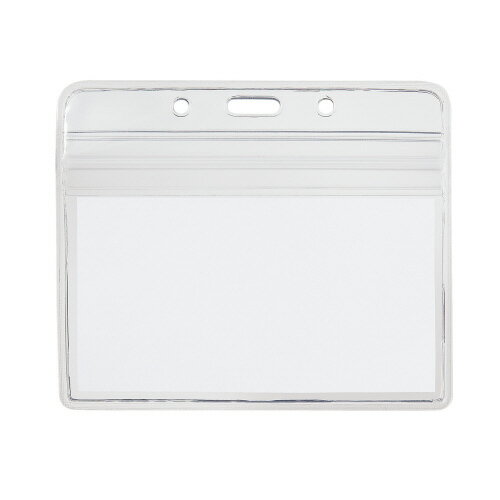 ●タイプ／横　●名刺サイズ　●防水タイプチャック付き　●カード寸法／59×97mm　●中紙なし　●本体は再生PO50％以上　●入り数／1セット（10枚入×10）k6533-9947