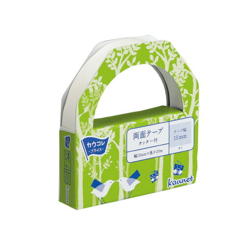 ●幅・長さ／15mm×20m　●巻芯直径／76mm　●材質／/粘着剤：アクリル系、はく離紙：紙　●古紙パルプ配合率40％　●入り数／1セット（5巻入）k6533-9206