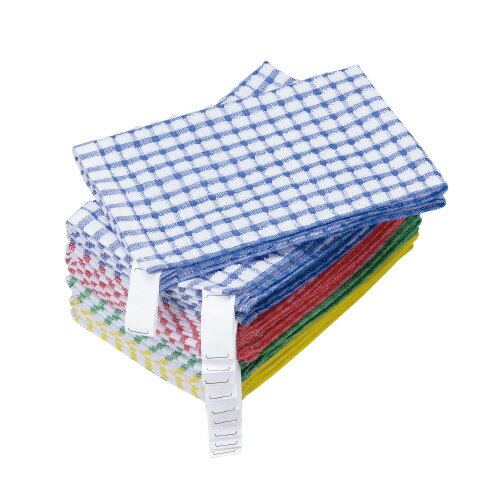 ●書き込めるループで用途別に管理できる●10枚入り●サイズ/約280×420mm（−10〜+30mm）●材質/綿100%●ブルー・ピンク各3枚、イエロー・グリーン各2枚k6534-5115