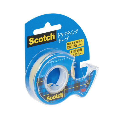 ●低粘着性（マスキングテープの 約1／2）で、原稿や台紙を傷めずきれいにはがせます。 トレーシングペーパーやデザイン用紙の仮止め、リールに巻いたフィルム類の仮止め、マスキングの補助などに。　●幅・長さ／12mm×5m　●巻芯直径／25mm　...