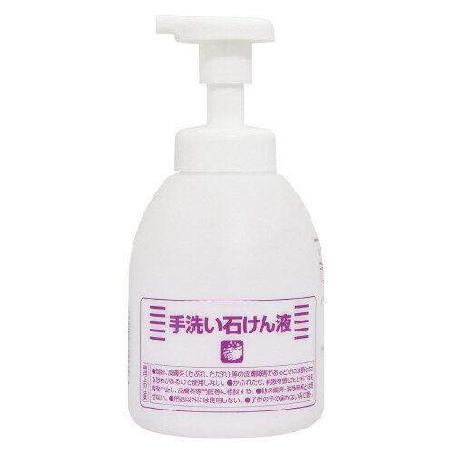 ●薬用ハンドソープ専用ディスペンサーを使えば泡状にできます。●薄め方が簡単なメモリ付き●500ml空容器、薬用ハンドソープ用k6188-8128