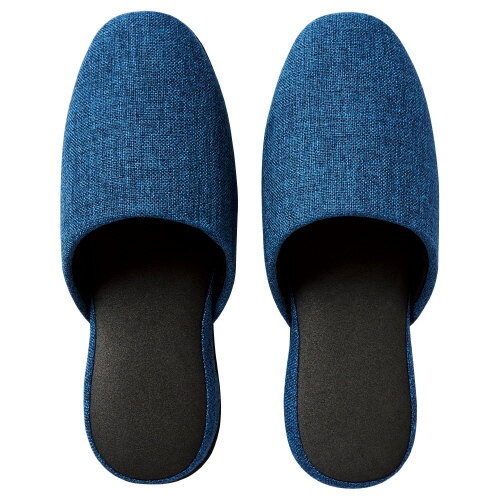 ●上下に滑り止め付きで安心して履けるスリッパ　●ヒールの高さ／約2．5cm　●材質/甲・甲裏：ポリエステル、中敷き：EVA、底面：PVC　※洗濯機をご使用の際にはネットに入れ、常温の弱水流で洗ってください　※乾燥機は使用せず、陰干ししてくだ...