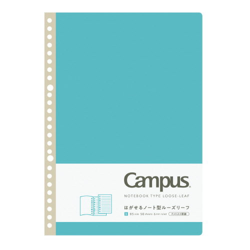 ●ノートのようにクロス製本してあるので、バラけにくく、持ち歩きやすい。●ページをはがすとルーズリーフになり、バインダーノートにとじて整理することができます。●製本してあるので記入後の一時保管にも便利です。●使いやすく工夫したドット入りの罫内...