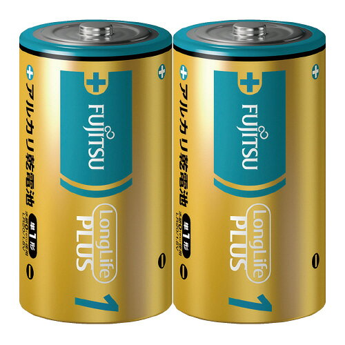 ●中電流機器から小電流機器に　●メーカー名／FUJITSU　●仕様／単1形　●2本入　●使用推奨期限／5年k6662-0419