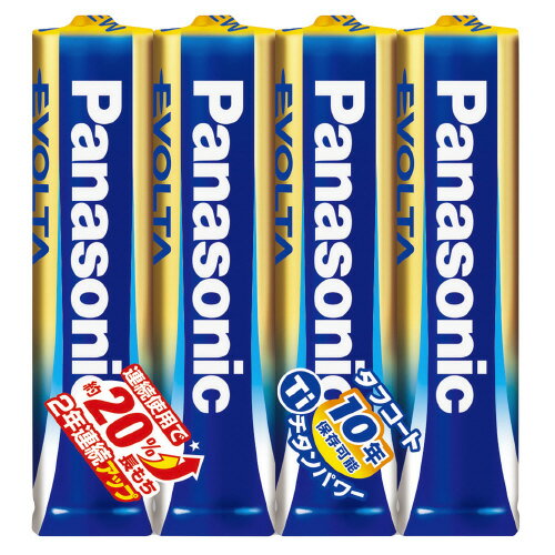 ●メーカー名／Panasonic　●仕様／単4形　●4本入　●使用推奨期限／10年k6381-9694