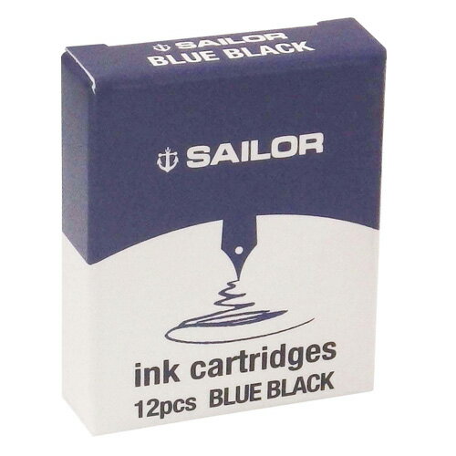 書き味なめらか。万年筆用の高級カートリッジインク。●インク色：ブルーブラック●入数：12本J147128