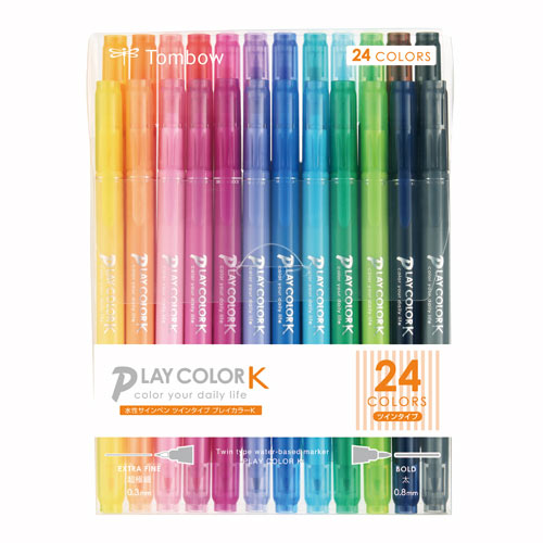 細かい文字もつぶれない超極細芯と固めで丈夫な太芯のツインタイプ。太細を使い分けて手帳やノートをきれいに整理。最大36色なのでイラストや塗り絵に大活躍！●インク種類：水性染料インク●本体長[mm]：153●軸寸法（径）[mm]：12●仕様：2...