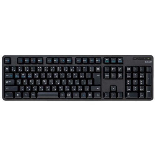 Bluetooth5.0機能により省電力を実現したフルキーボード。●外形寸法（幅）[mm]：447.7●外形寸法（奥）[mm]：136●外形寸法（高）[mm]：31.6●質量[g]：568●接続方法：Bluetooth●キーピッチ[mm]：...