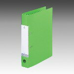 ファイルのゆがみを防ぐセーフティストッパー付き！●D型リングファイル●規格：A4−S●適正収容数：350枚●背幅：46mm●色：黄緑●材質：表紙＝ポリプロピレン●表紙厚：1．2mm●外形寸法：縦306×横260mm●穴数：2穴●とじ厚：35...