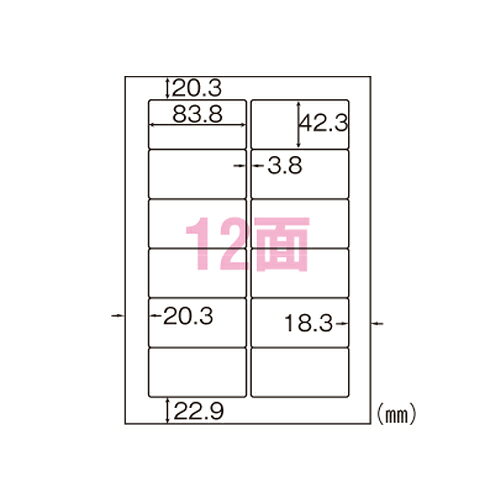 ●規格：A4判12面●1片寸法：縦42．3×横83．8mm●紙種：上質紙●総紙厚：0．14mmo25566