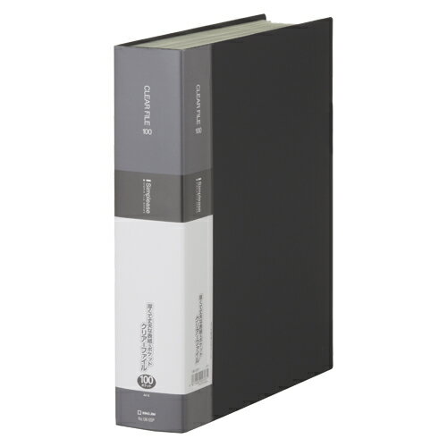 ●PP表紙●ポケット数：100ポケット●外寸：縦307×横231mm●背幅：62mm●ポケット厚：0．06mm●材質：表紙／ポケット＝再生PP●中紙付o10218