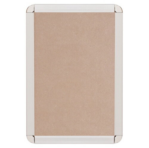 ●規格：A3判●収容寸法：縦420×横297mm●重量：1．2kg●フレーム色：シルバー●フレーム幅：24mm●厚：12mm●収納可能厚：1mm●材質：フレーム＝アルミ，裏板＝MDF，表面シート＝再生PET●箱入●吊りひも，吊り金具付o31960