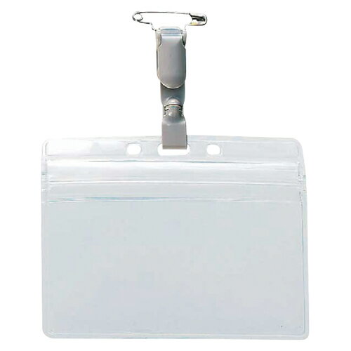 ●収容寸法：縦70×横100mm●外寸：縦90×横110mm●材質：ケース＝再生ソフトPP，クリップ部＝ABS／POMo35690