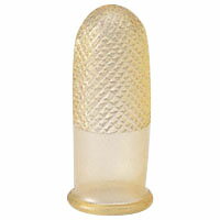 ●規格：小●内径：15mm●女性人差指用●外寸：長40×径18mm●材質：天然ゴムo33385