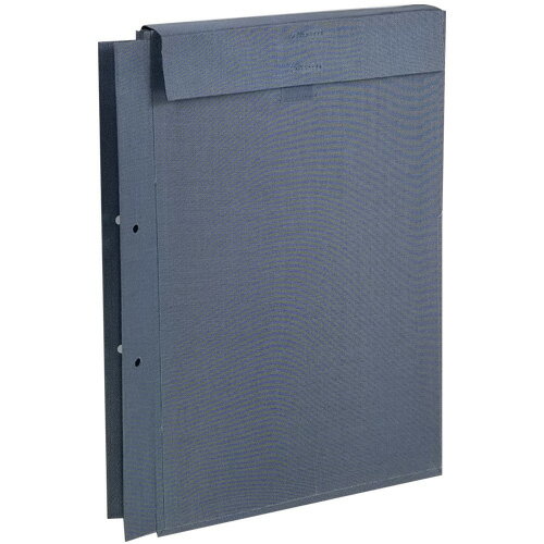 ●仕様：A4判大●外寸：縦305×横245×マチ50mm●内寸：縦297×横220mm●穴数：2穴●穴径：5．5mm●穴間隔：80mm●仕様：左綴じ●材質：布，芯材＝古紙80％o42667