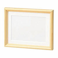 ●規格：大キャビネ用●外寸：縦173×横223mm●収容寸法：縦153×横201mm●マット窓寸法：縦105×横154mm●材質：枠＝檜，表面＝ガラス，裏面＝MDFボードo31000