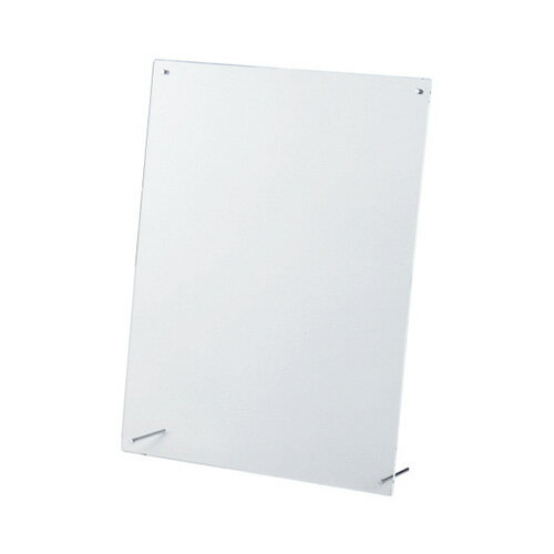 ●規格：B5判●外寸：縦304×横225mm●収容寸法：縦270×横191mm●パネル厚：表3mm，裏3mm●重量：510g●材質：アクリル●ボールチェーン吊り下げひも，卓上スタンド（長ビス）2本，（短ビス）4本付o53371