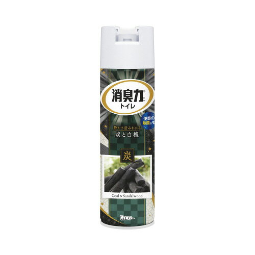 ●3D広角ジェット噴射で瞬時に空間をまるごと消臭●内容量／365ml●香り／炭と白檀の香り●使用回数／1日2から3回スプレーで約1〜1．5ヵ月使用可能●仕様／トイレ用スプレーk2026-0606