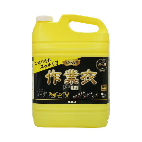 ●種別／詰替用●容量／4kg●成分／界面活性剤40％、蛍光剤無配合●香り／ミントの香り●使用量の目安／水30Lに対し20gk2026-3256