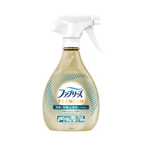 ●除菌消臭成分が繊維の奥までしっかり浸透※対象外の菌もあります●仕様／W除菌＋消臭プレミアム●種別／本体●香り／清潔なランドリーの香り●容量／370mlk2037-1524