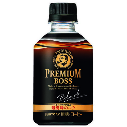 来客時に便利な285mLの小型PETコーヒー。●入数：24本●内容量：285mL●タイプ：液体（ストレート）●容器形状：ペットボトル●ブランド：サントリー ボス●ミルク：無●シュガー：無糖●種別：ラベル有※飲料・食品は、お客様のご都合による...