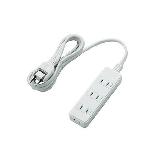 さまざまなシーンで使いやすいスタンダードな電源タップ。差込口には耐熱性に優れたユリア樹脂を使用。狭い場所でも配線しやすい180°スイングプラグを採用。トラッキング現象による火災を防ぐ絶縁キャップ付きのコンセントプラグを採用。●外形寸法（幅）...