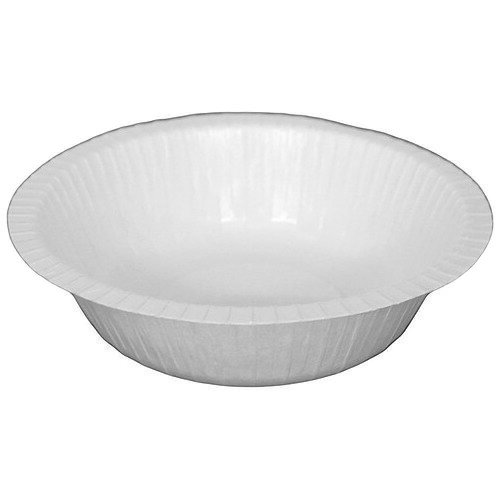 試食用・タレ皿として使用できる小さめサイズ。●入数：50枚●直径[mm]：約105●深さ[mm]：約28●種別：ボウル●材質：パルプ100％（耐水原紙・内面耐水耐油加工）J170618
