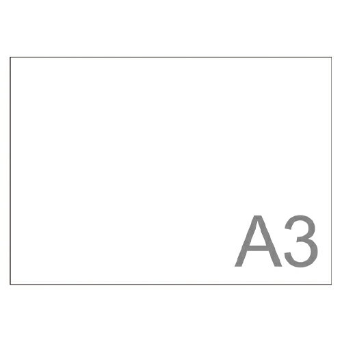 ●規格：A3判1面白紙●1片寸法：縦420×横297mm●紙厚：0．08mmo48835