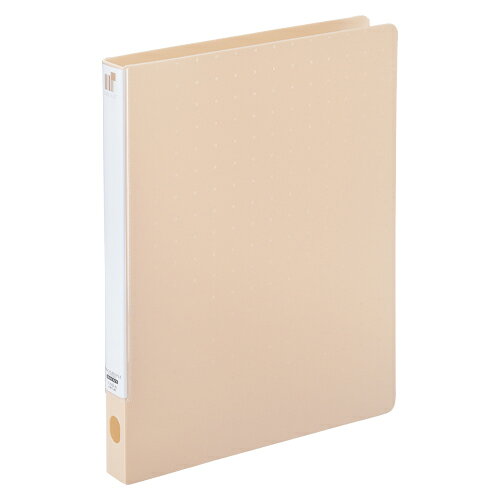 ●PP表紙●外寸：縦306×横245mm●背幅：28mm●綴じ厚：16mm●適正収容：160枚●材質：表紙＝PP，綴じ具＝スチール／POMo46837