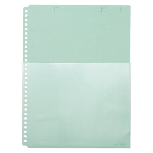 ●穴数：30穴●外寸：縦305×横231mm●ポケット厚：0．09mm●材質：PP●中紙付o51743