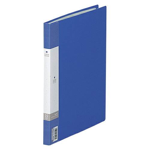 ●規格：B5判タテ型●外寸：縦267×横210mm●PP表紙●ポケット数：20ポケット●背幅：16mm●ポケット厚：約0．04mm●材質：表紙／ポケット＝再生PP●中紙付o64605