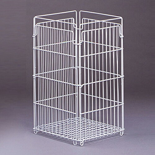 ●容量：約58L●外寸：幅340×奥340×高600mm●材質：スチール線材（ポリエチレンコーティング）o46286