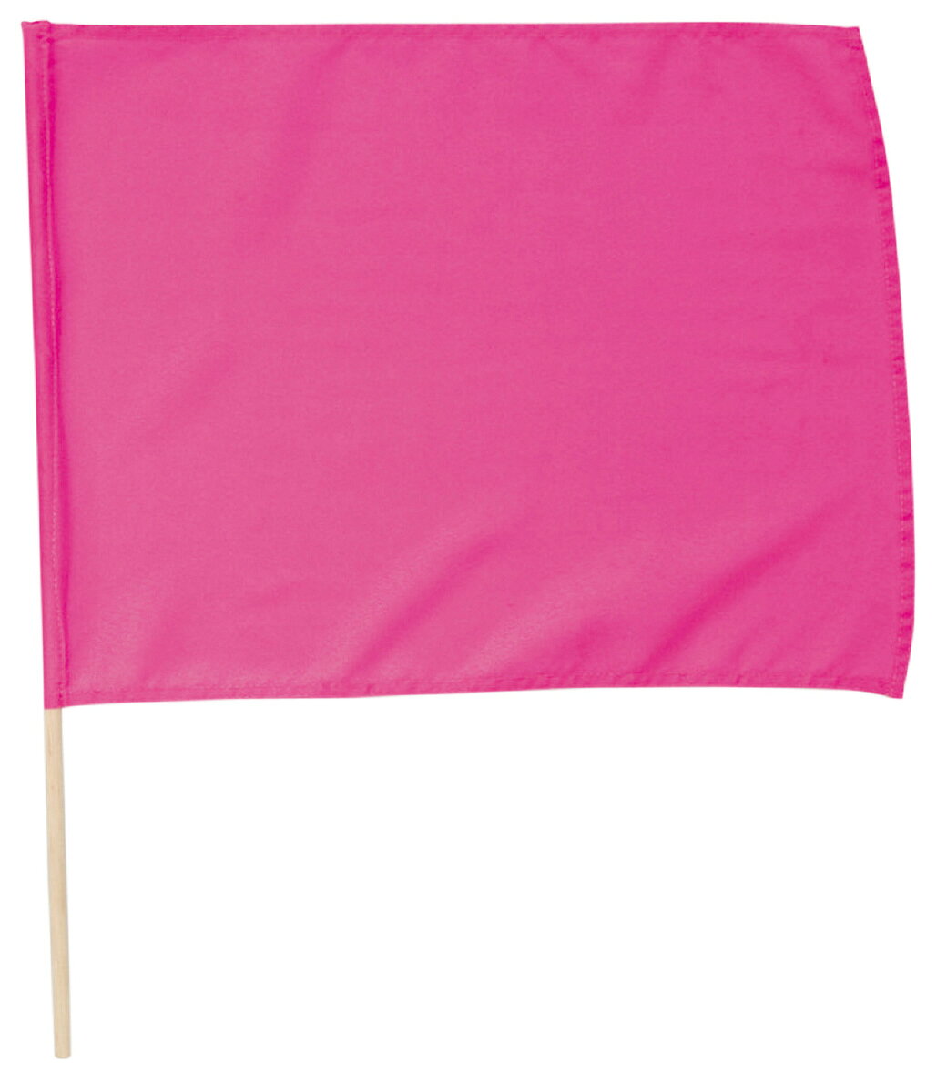 旗：410×300mm、棒：φ8×450mm全12色24g旗を使った踊りなどに！ポリエステル10本PP袋入455×25×25mm