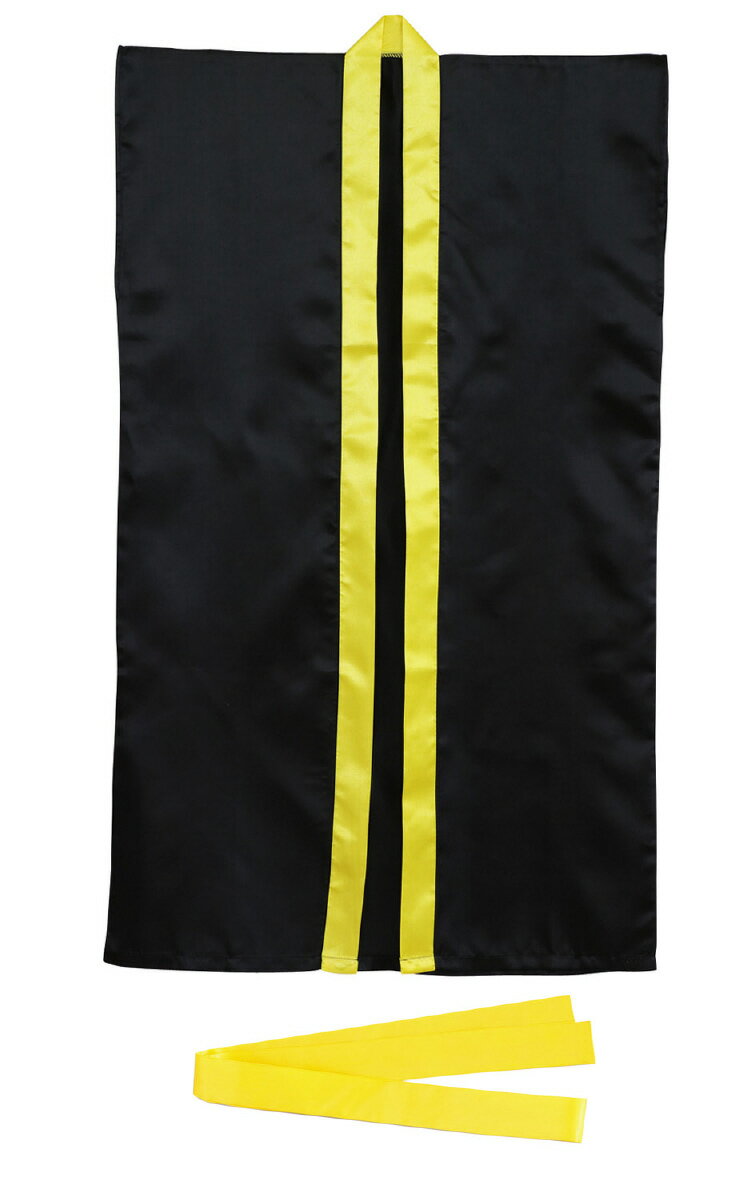 つやがありピカピカ光るきれいな色のサテン製です。全11色肌触りがよく、光沢のあるサテン地のロングハッピです。袋入