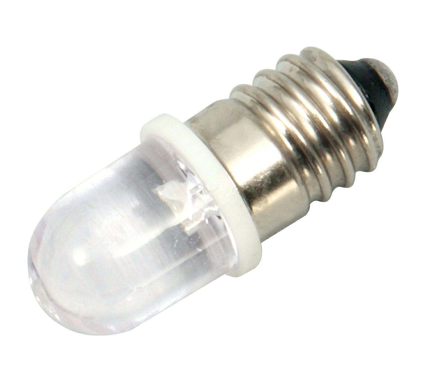 色/白、定格電圧/3V　消費電流20mA　15000MCD（マイクロカンデラ）φ11.5×27mm豆電球ソケットで使用できる白色LEDです。