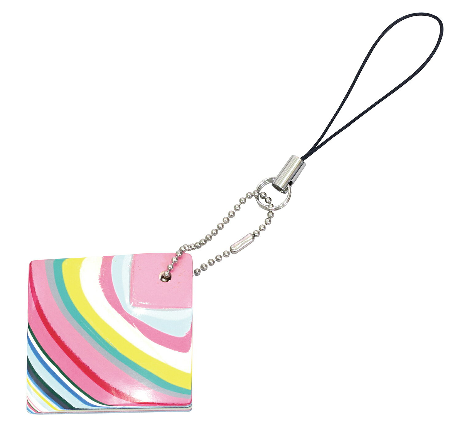 037374からやすりを抜いたセットです。 商品サイズ／堆朱：35×35mm、ストラップ：8×60mm、ボールチェーン：80mm1個重量／30g材質／堆朱セット内容／パステル堆朱 35×35mm（穴アキ）×1、ストラップ8×60mm×1、ボ...