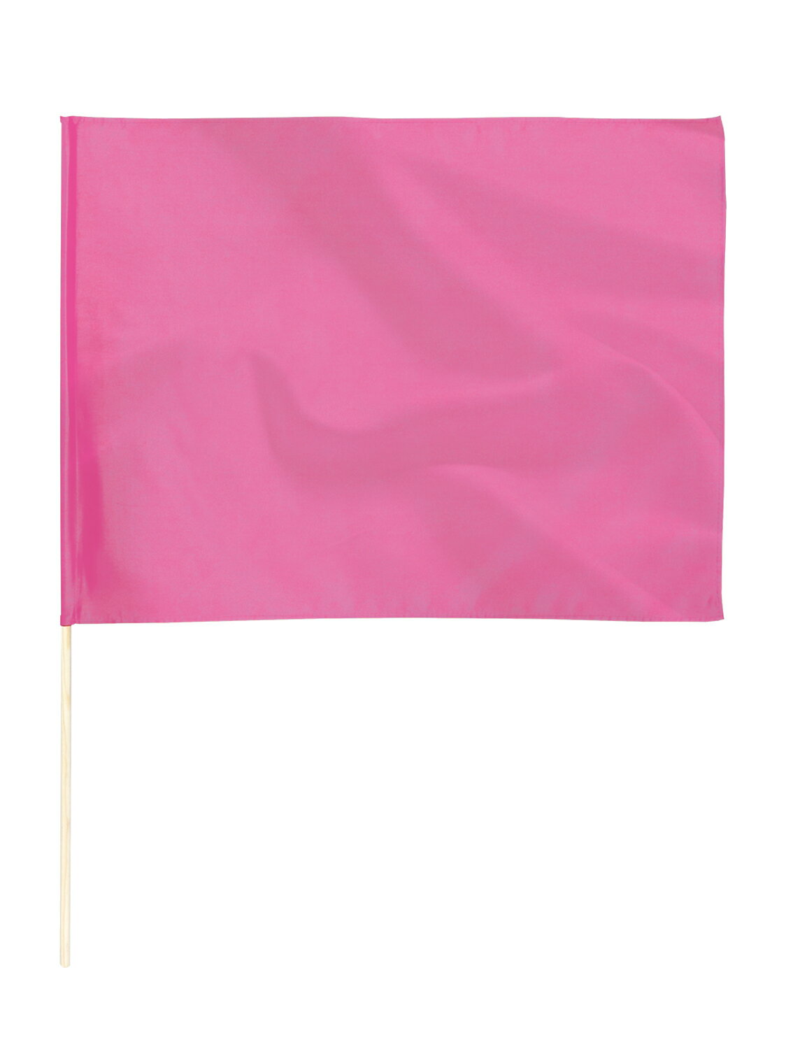 集団行動で映える大きなカラーフラッグ商品サイズ／旗：約590×440mm、棒：φ12×750mm1個重量／g材質／ポリエステルセット内容／1個梱包形態／