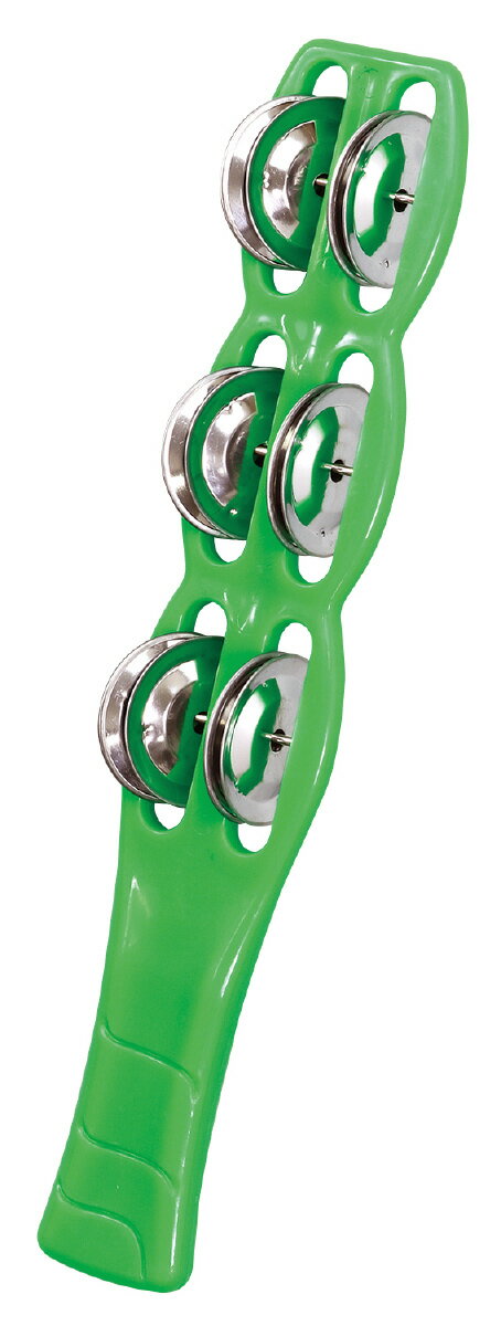 スティックタイプで持ちやすいタンバリン商品サイズ／約260×47×36mm1個重量／92g材質／PP,鉄セット内容／1個梱包形態／